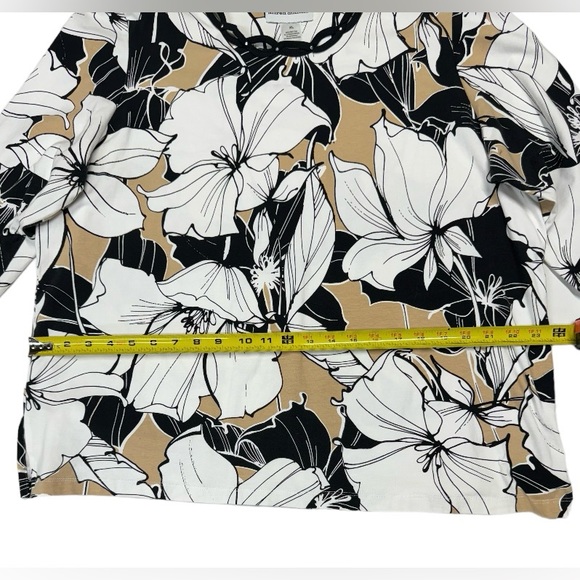 Alfred Dunner | Tops | Alfred Dunner Size Xl White Floral Shirt With ...